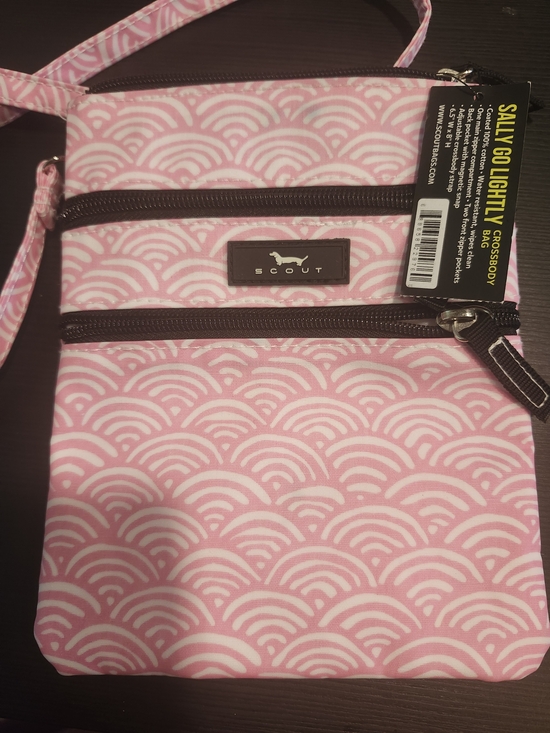 Scout | Bags | Scout Pink Wave Pattern Crossbody Bag | Poshmark